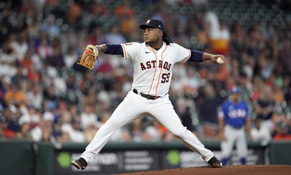 Framber Valdez lanza siete innings en cero con Astros - Beisbol Mundial