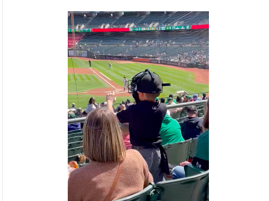 Niño umpire causa furor en estadio de MLB - Beisbol Mundial